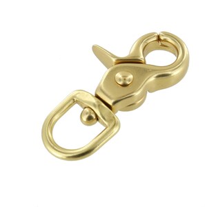 3002A 1/2 Natural Brass, Swivel Trigger Snap, Solid Brass-ll - Etsy