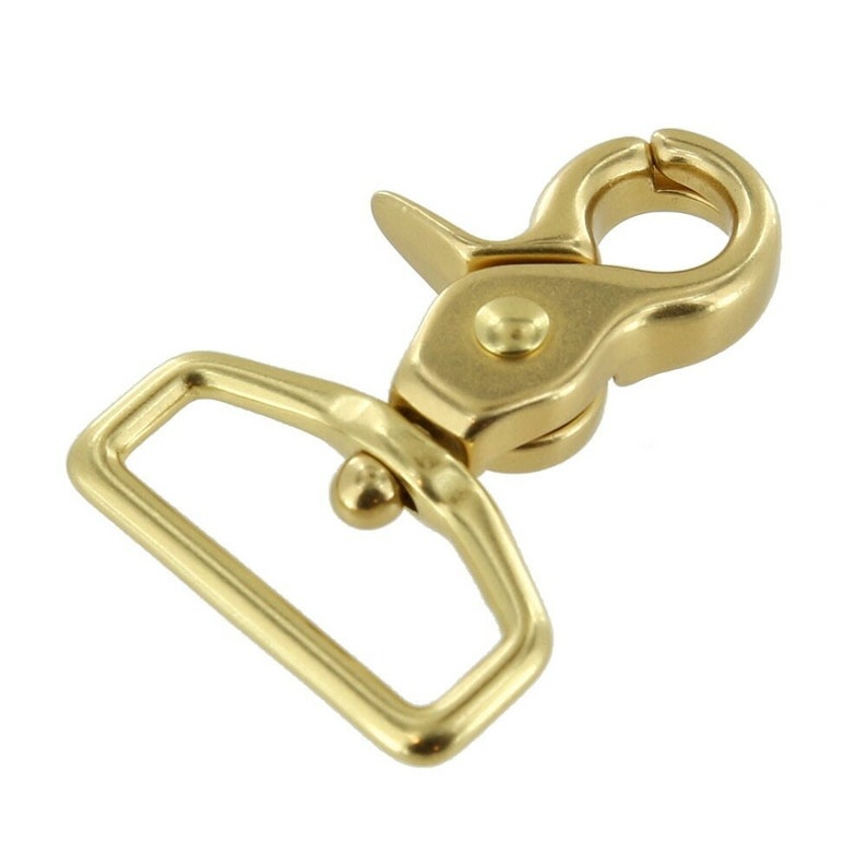 3002A 1 1/4 Natural Brass Swivel Trigger Snap Solid - Etsy