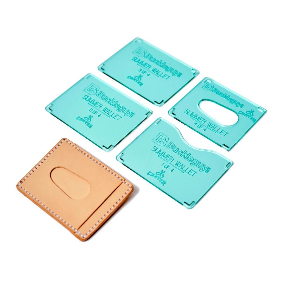 Corter Front Pocket Wallet, Acrylic Template - Etsy
