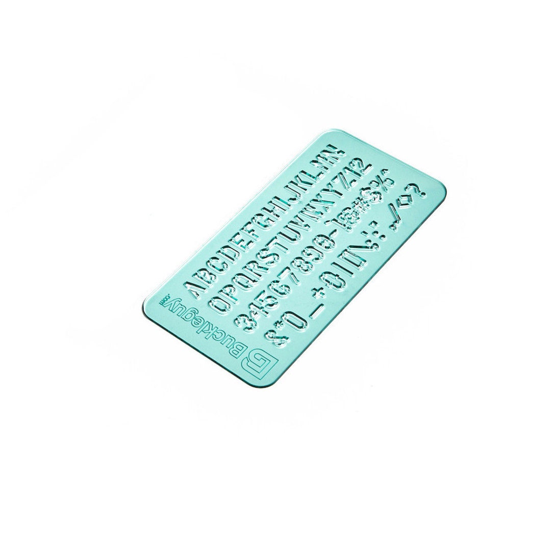 BG Acrylic Tool, Font Stencil, Marsh - Etsy