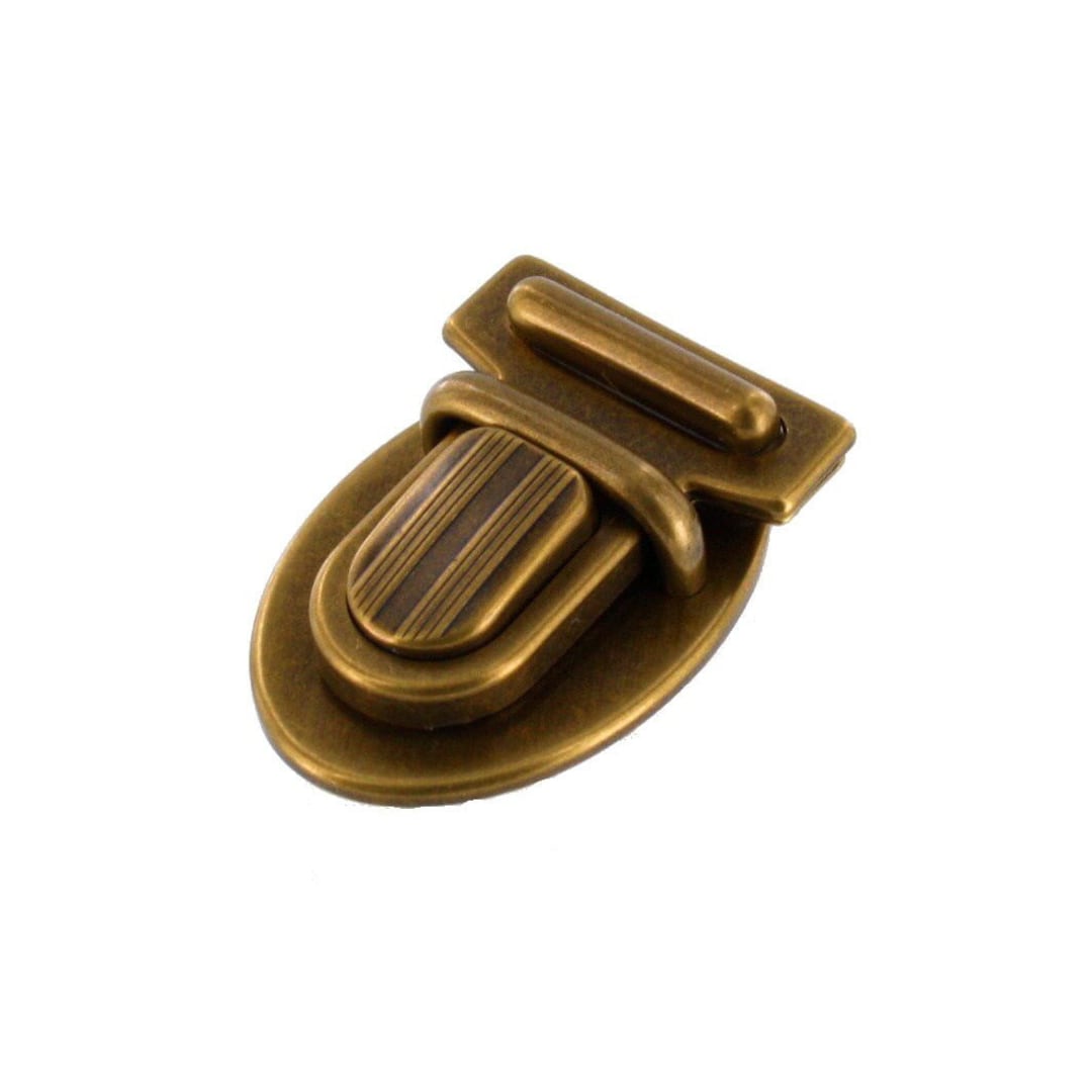 T3016 Antique Brass, Tuck Lock, Solid Brass-ll - Etsy