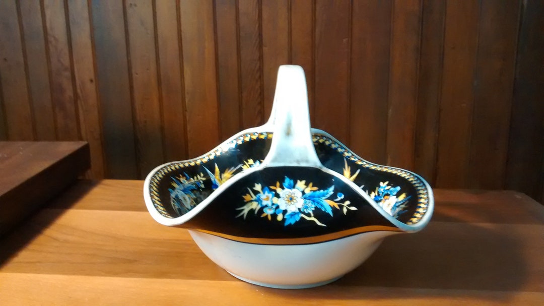 Noritake Ceramic Basket or Bowl With Handle - Etsy
