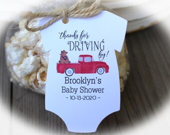 Woodland Baby Shower Favor Boy Drive By Baby Shower Favor | Etsy