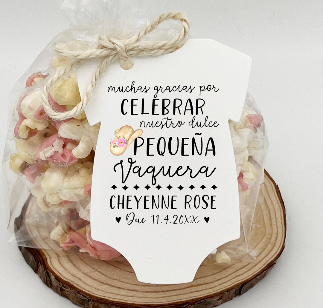 Muchas Gracias Por Celebrar Nuestro Dulce Pequena Vaquera Spanish ...