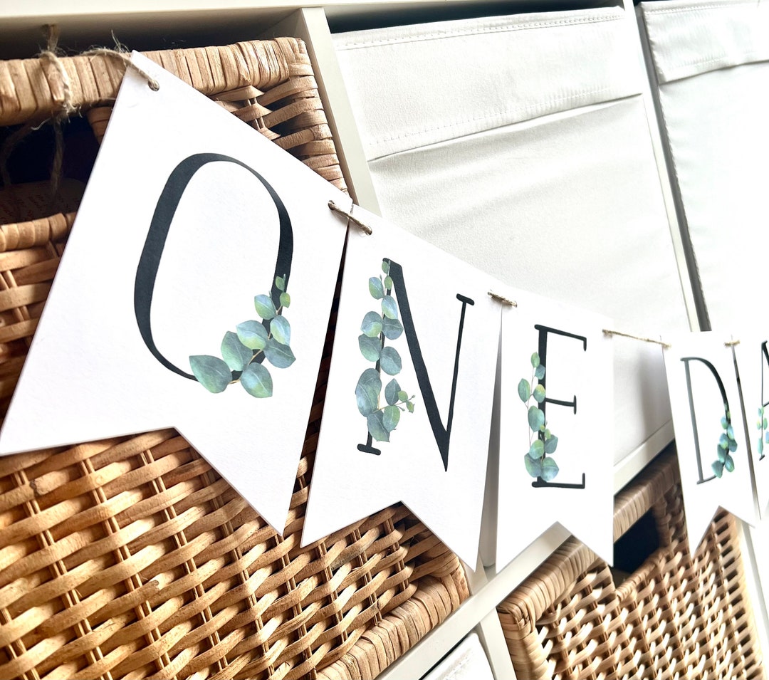 PRINTED Eucalyptus Rehearsal Dinner Banners, Decorations Use Couples ...