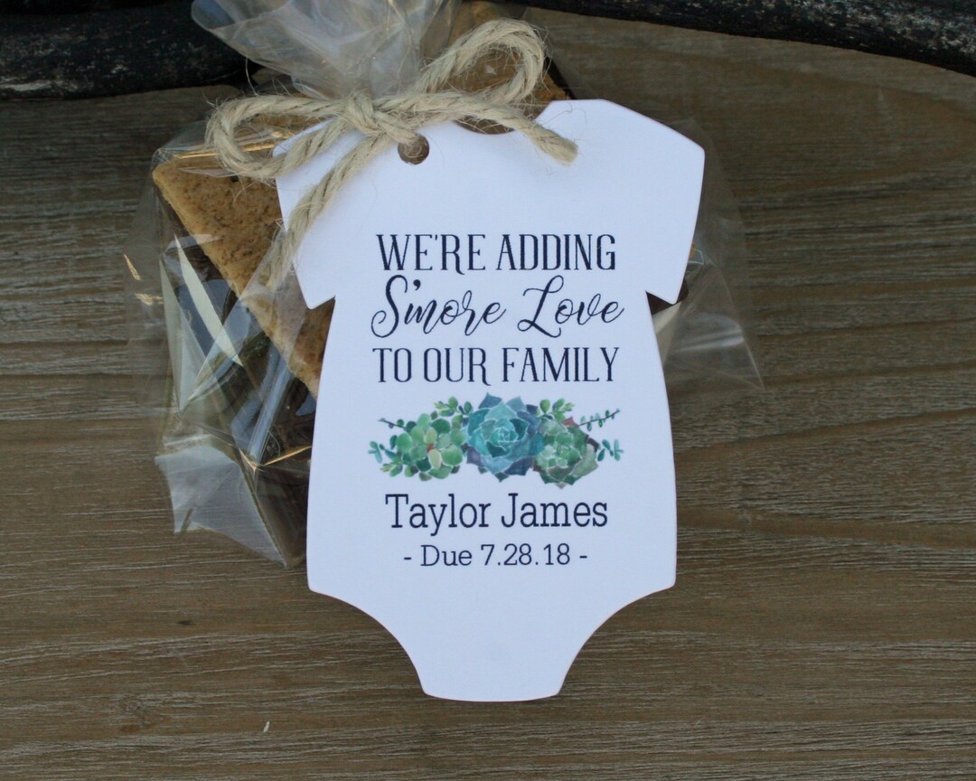 Boy Baby Shower We're Adding S'more Love to Our Family Tags Only OR ...