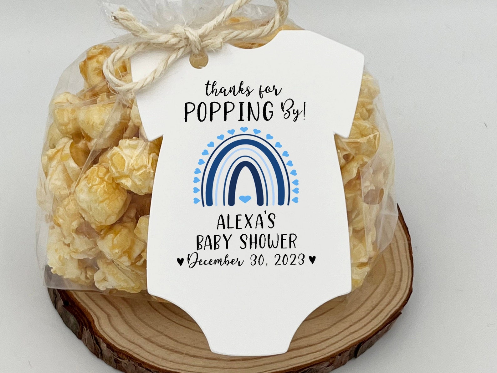 Boy BLUE Rainbow BABY Shower Favor Rainbow Baby Shower Favor Blue ...