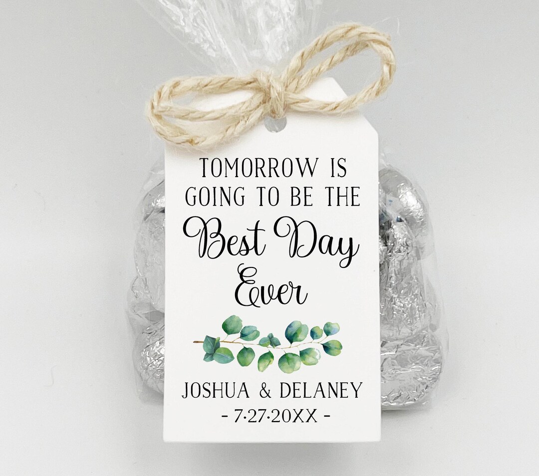 Best Day Ever Rehearsal Dinner Favor Kit | DIY Favor Kits, Wedding ...