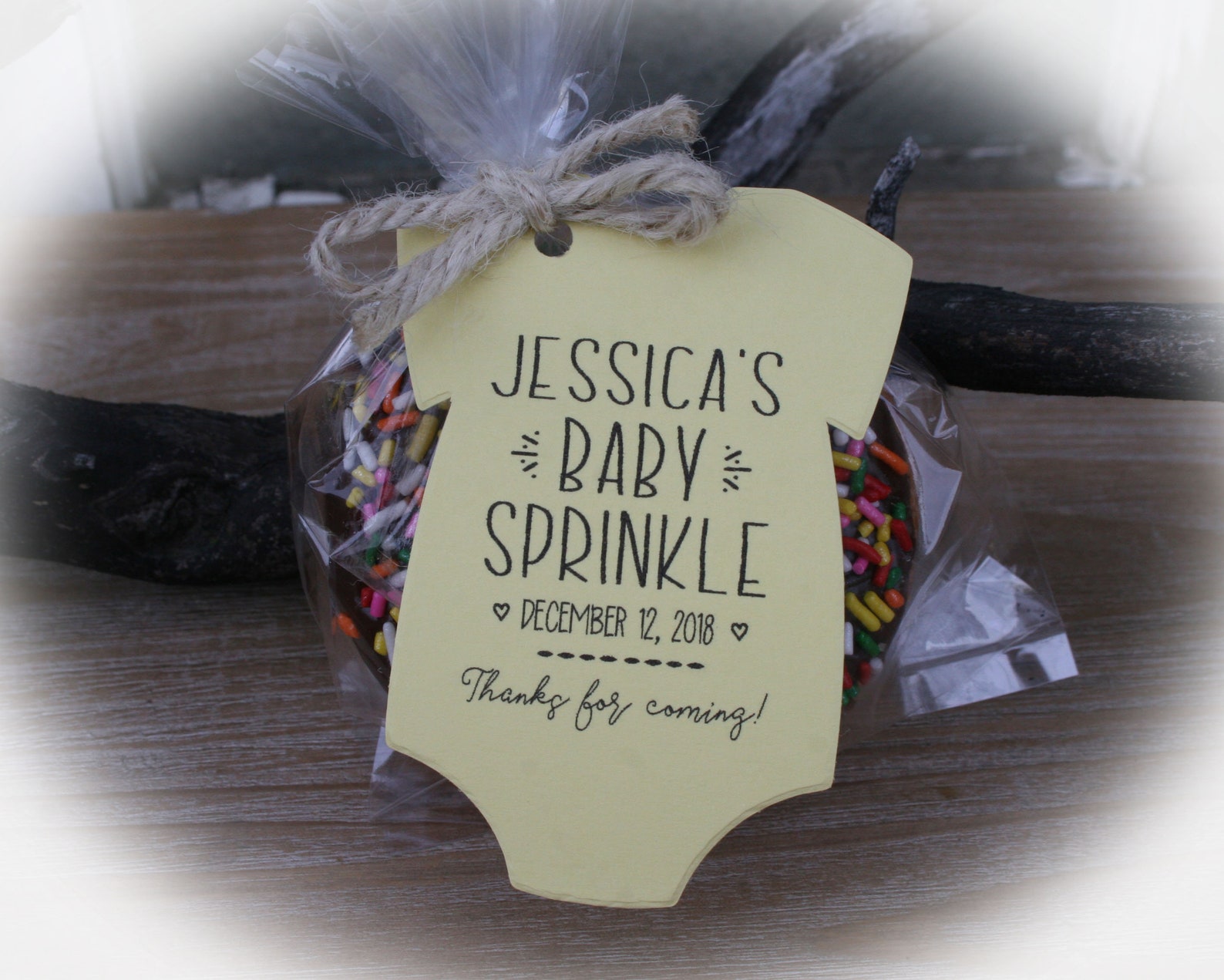 Baby Sprinkle Favor | Tags Only OR DIY Kits Bags/tags + Twine | Baby ...