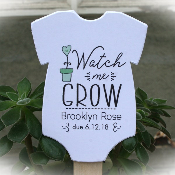 Watch Me Grow Tags - Etsy