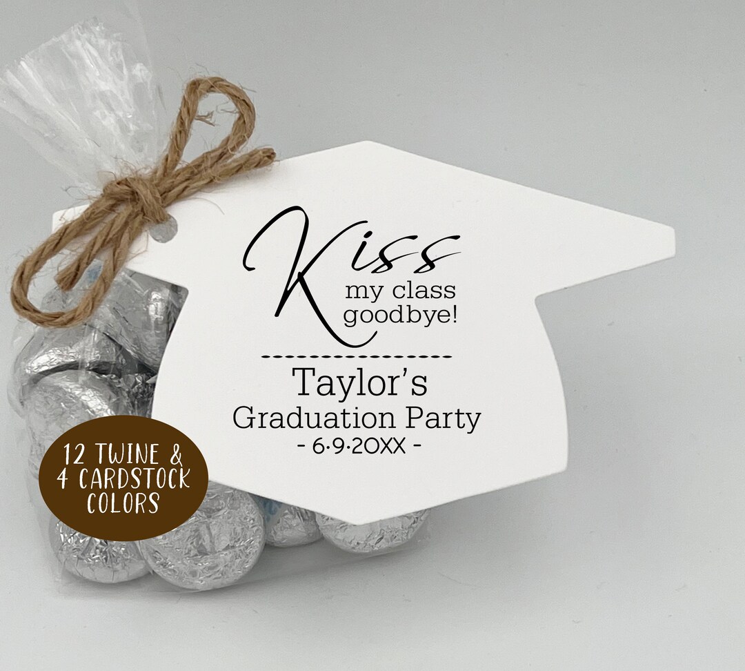 Kisses Graduation Party Favor | 2024 Graduation Party | Kiss My Class ...