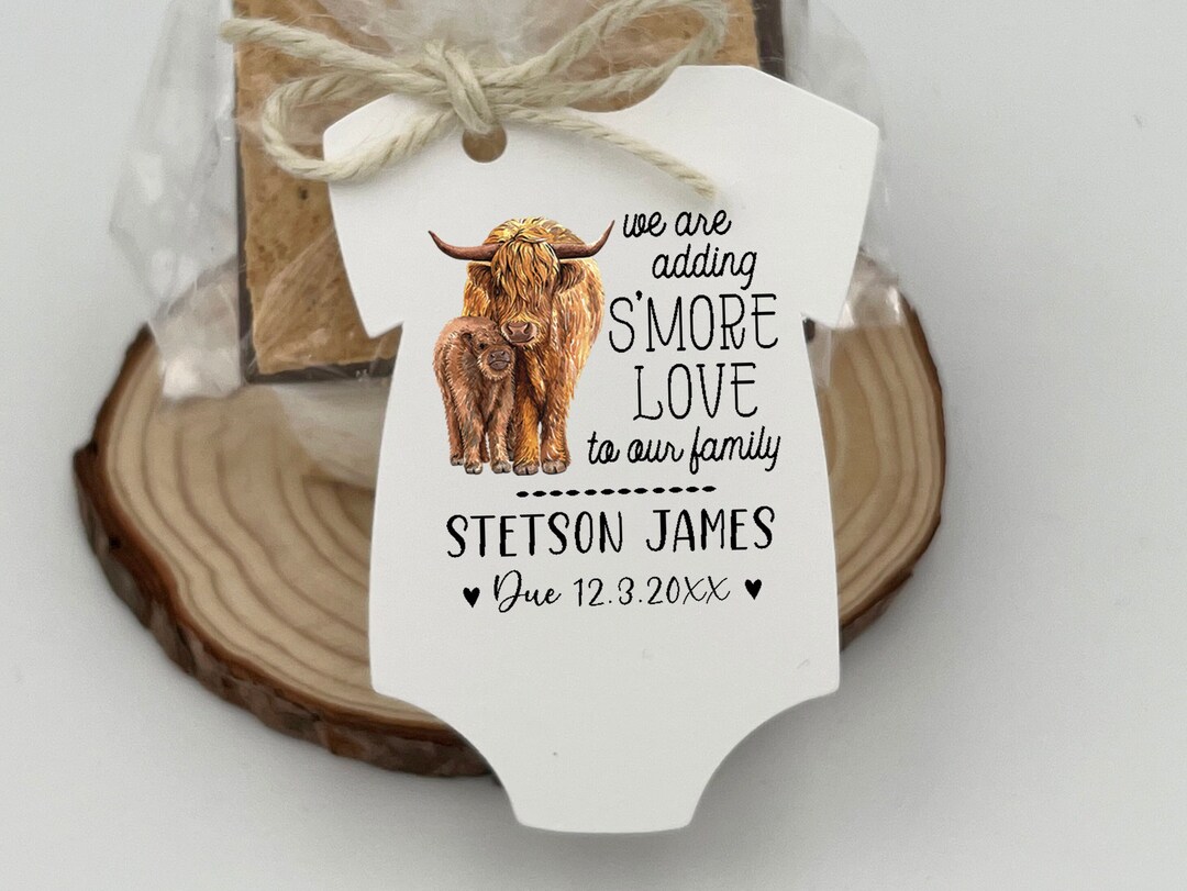 Highland Cow Baby Shower Favors | Highland Cow Baby Shower | We Are ...