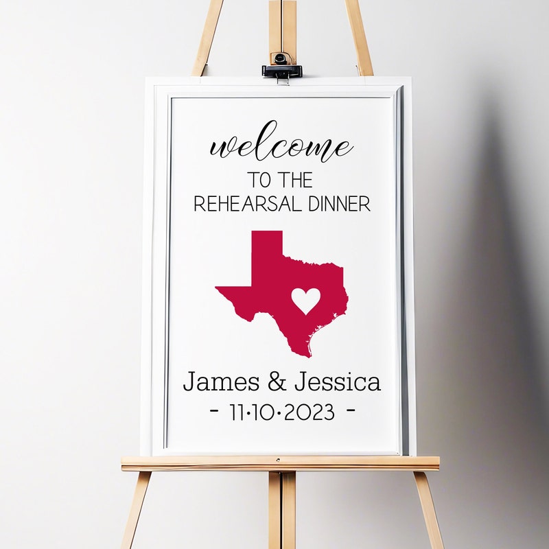 Rehearsal Dinner Sign - Etsy