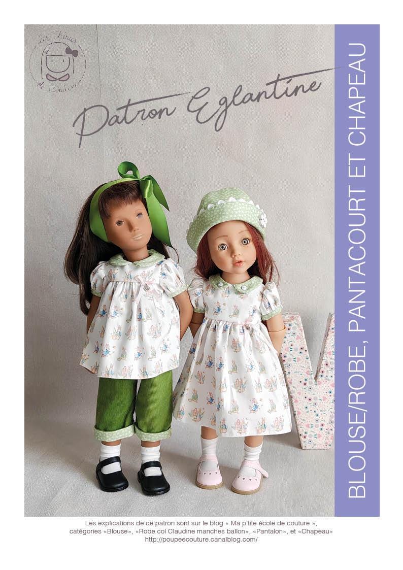 "eglantine" Sewing Pattern for Fashion Friends, Götz Little Kidz (36cm ...