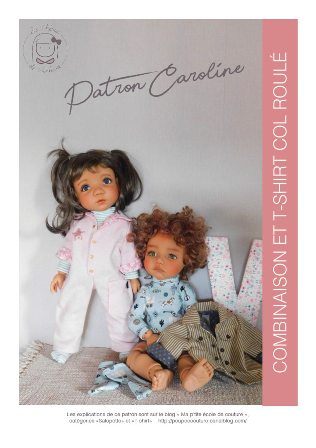 Caroline Sewing Pattern for Moppet Dolls From My Meadow Meadowdolls ...