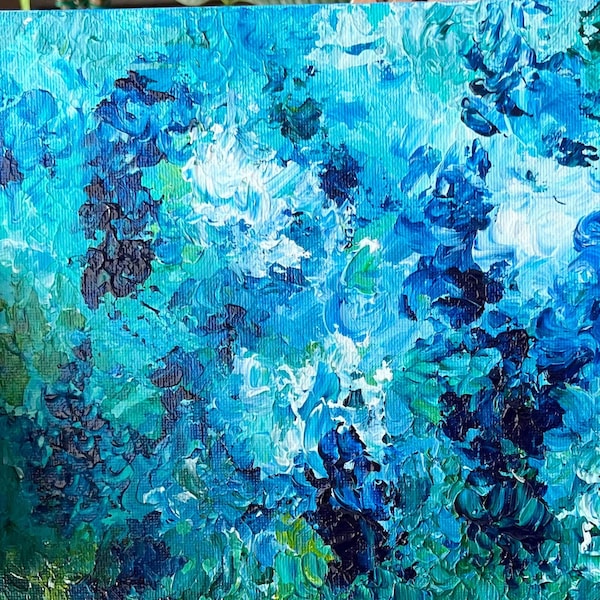 Blue Artwork - Etsy