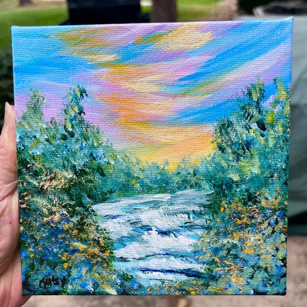 6x6 Painting - Etsy