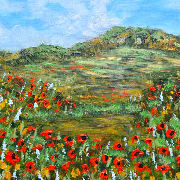Acrylic Poppies - Etsy