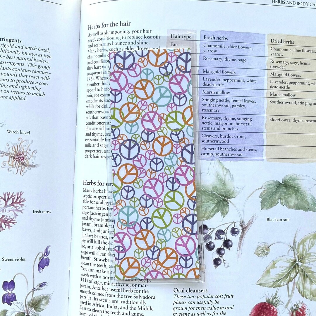 Peace Bookmarks Hippy Boho Design Gift Accessories for Women Teens - Etsy
