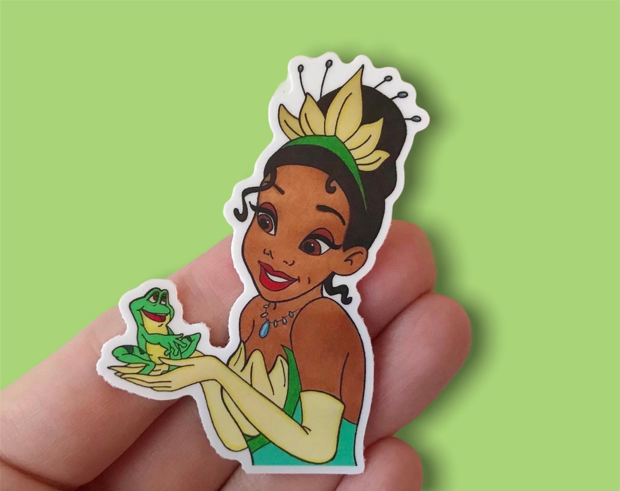 Princess Tiana Disney Sticker princess and the | Etsy