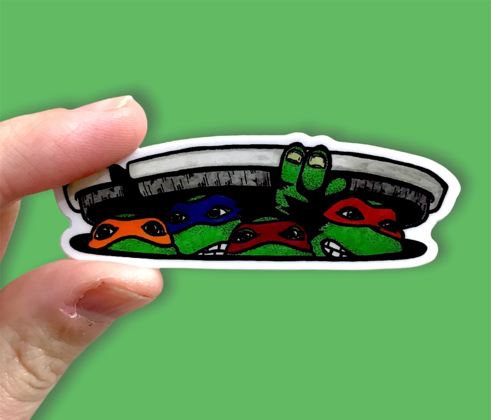 Teenage Mutant Ninja Turtles TMNT Sticker turtle | Etsy