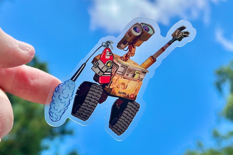 Wall-e Sticker: Disney Pixar Vinyl Decals | 3" X 2.56" - Etsy