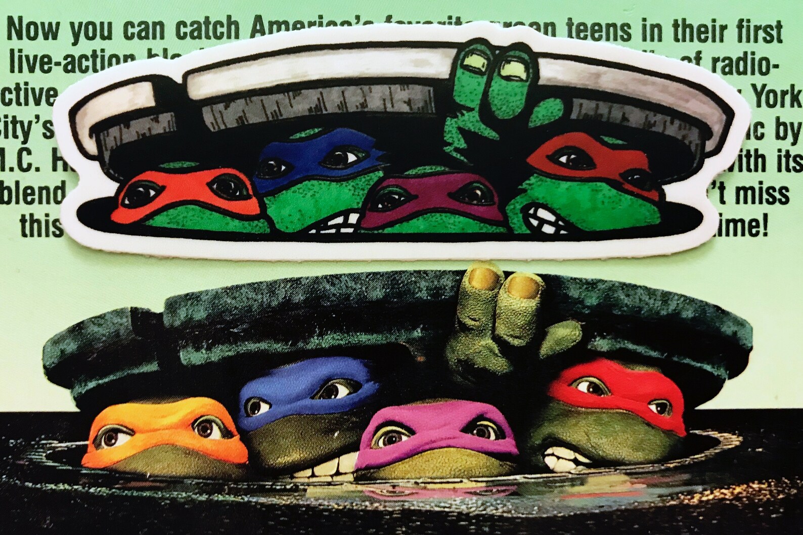 Teenage Mutant Ninja Turtles TMNT Sticker turtle - Etsy