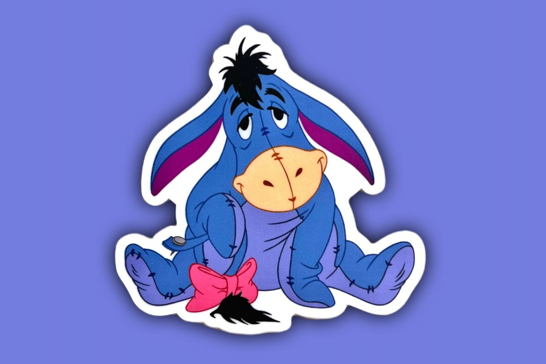 Eeyore Sticker: Winnie the Pooh Disney Vinyl Decals | 3" X 2.97" - Etsy