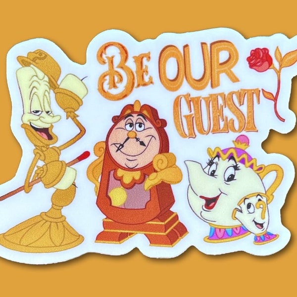 Be Our Guest Decal - Etsy