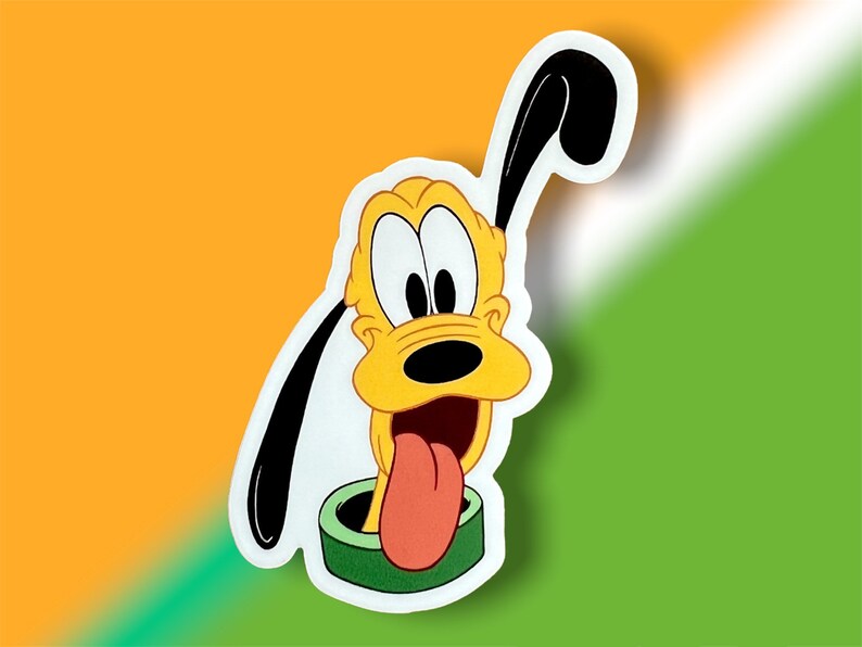 Pluto Sticker: Disney Vinyl Decals | 2.23" X 3" - Etsy