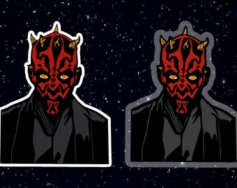 Darth Maul Vinyl Sticker - Etsy
