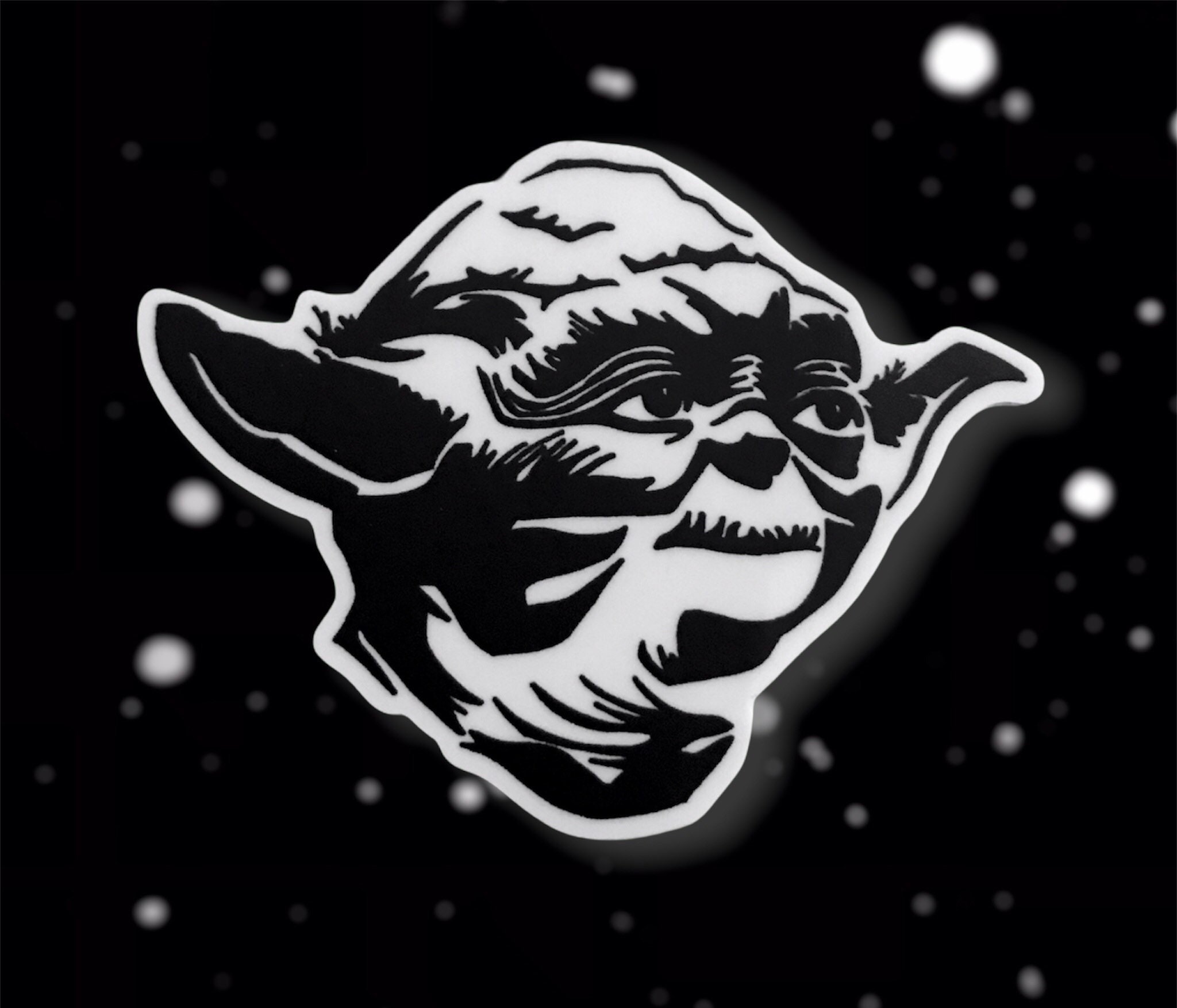 Yoda Head Decal