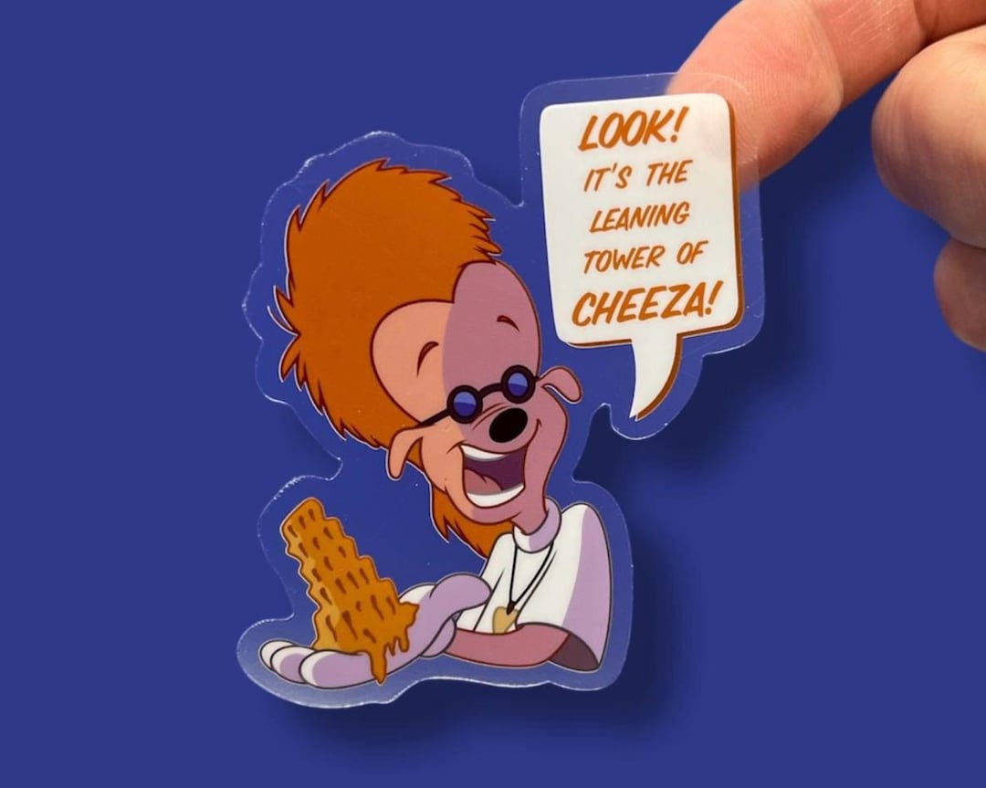 Goofy Movie Sticker | “leaning Tower of Cheeza” Bobby Zimmeruski Disney ...