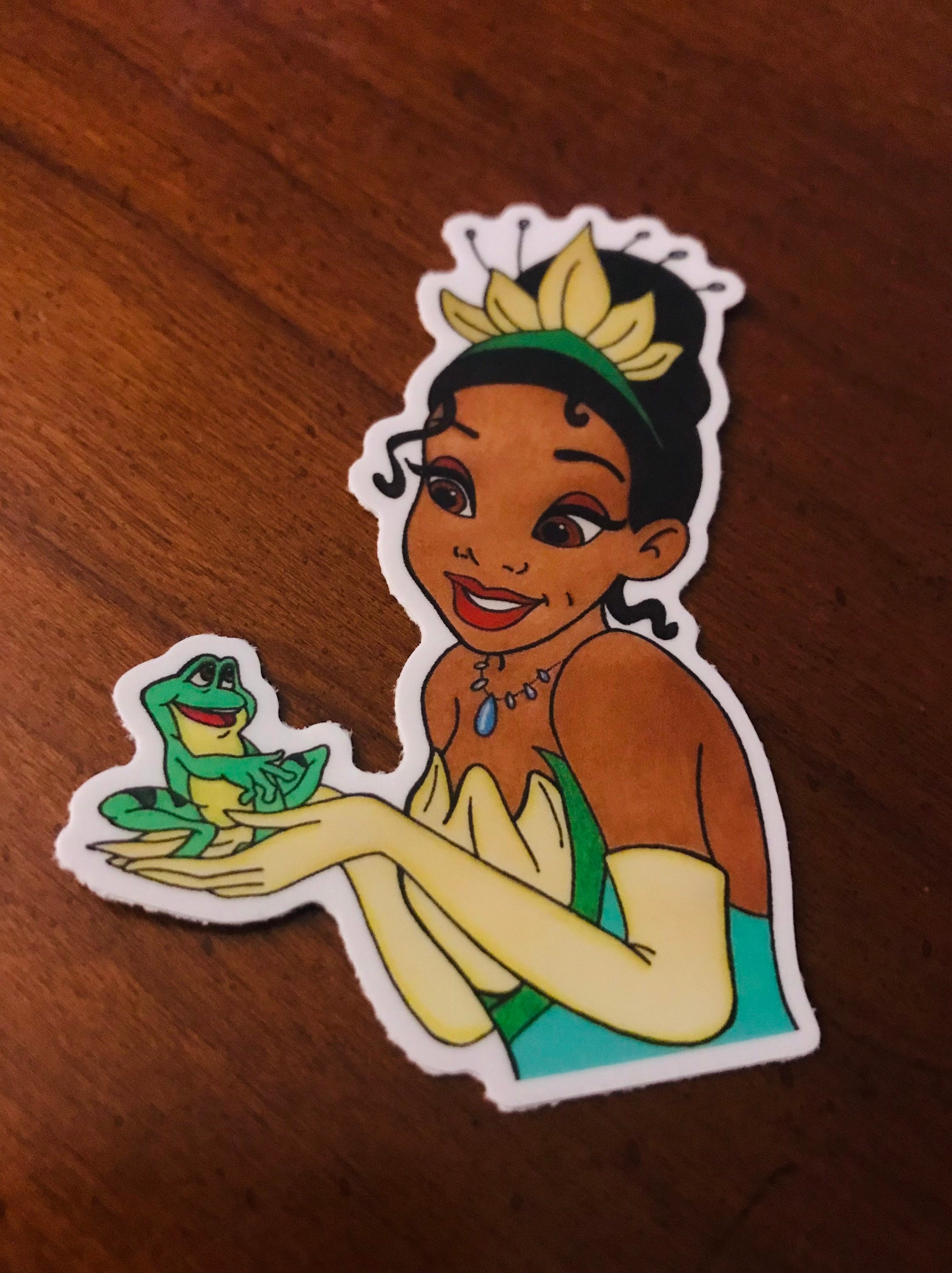 Princess Tiana Disney Sticker princess and the | Etsy