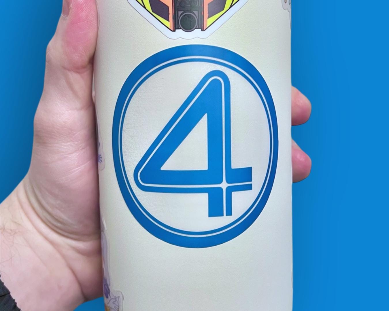 The Fantastic Four Sticker: Marvel Comics MCU Clear Vinyl Decals | 3" X ...