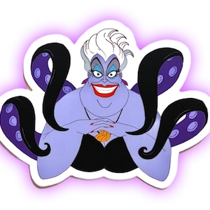 Ursula Sticker: the Little Mermaid Disney Villain Vinyl Decals | 3" X 2 ...