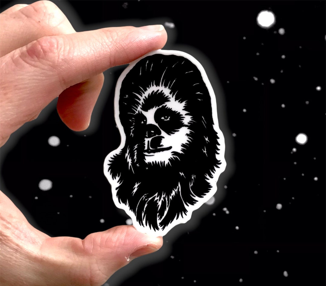 Chewbacca Sticker let the Wookiee Win Star Wars Waterproof Vinyl Decal ...