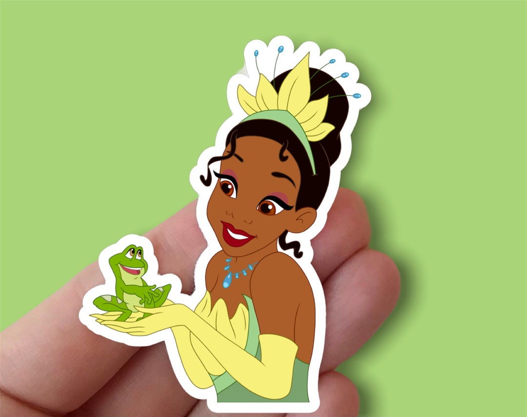 Princess Tiana Disney Sticker | "princess and the Frog" Waterproof ...
