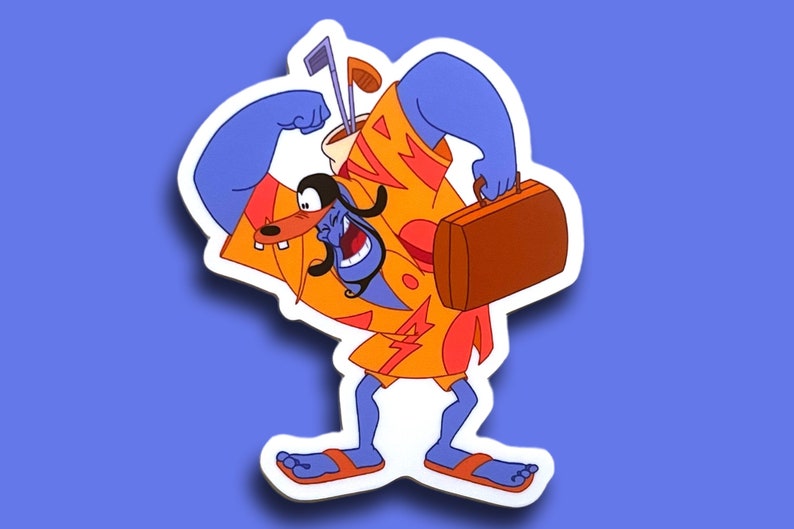 Genie From "aladdin" Sticker: Disney Vinyl Decals | 2.55" X 3" - Etsy