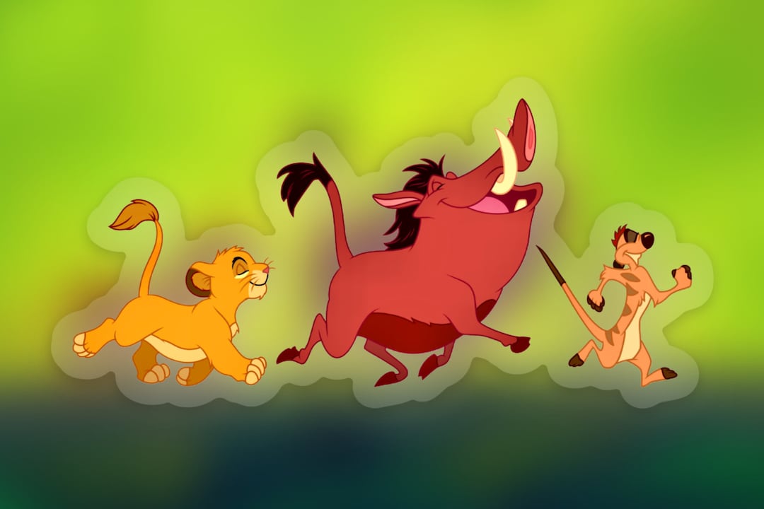Lion King Sticker hakuna Matata Simba Timon Pumbaa Disney Waterproof ...
