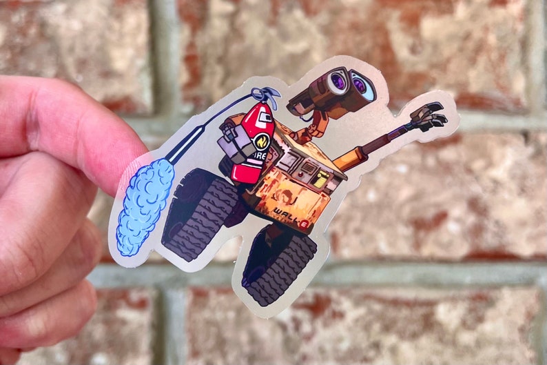 Wall-e Sticker: Disney Pixar Vinyl Decals | 3" X 2.56" - Etsy
