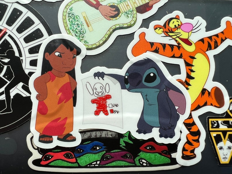 Lilo & Stitch Disney Sticker badness Level - Etsy