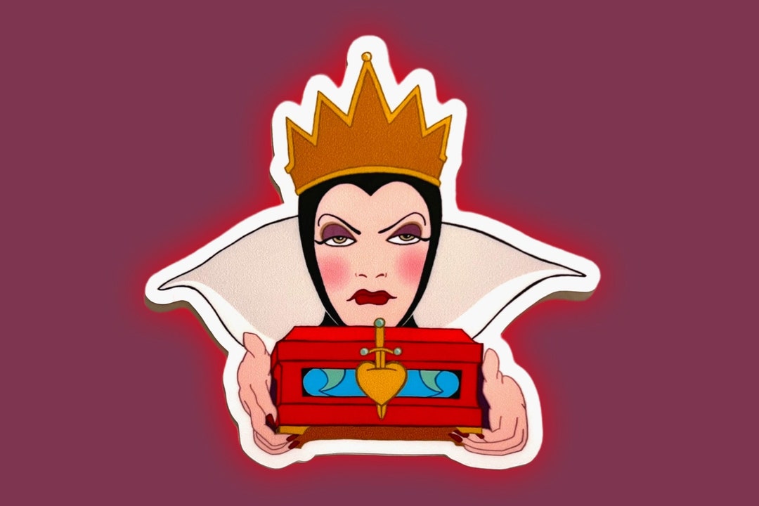 The Evil Queen Sticker: Snow White Disney Villain Vinyl Decals | 3" X 2 ...