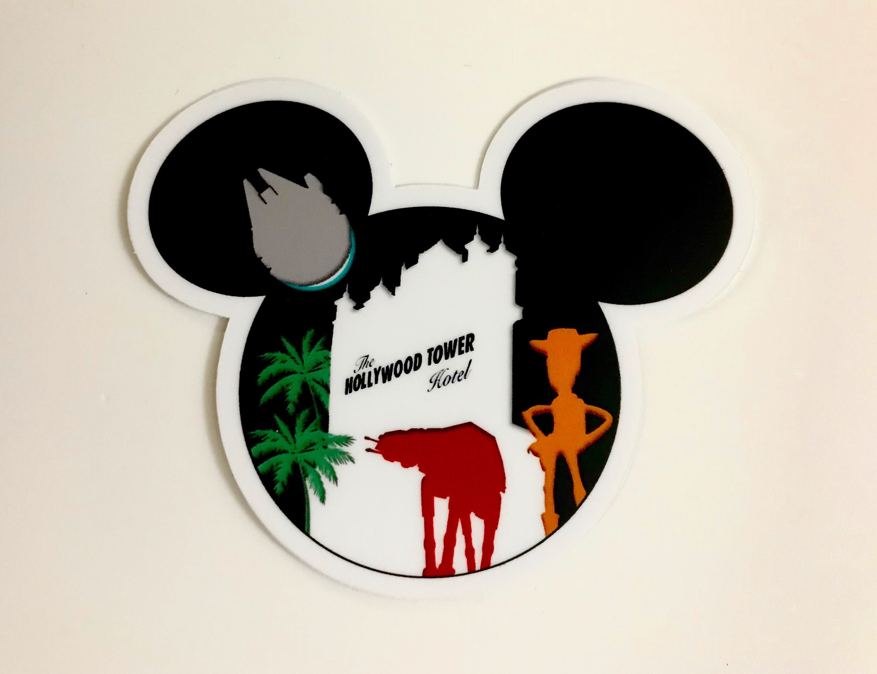 Hollywood Studios Sticker: Walt Disney World Tower of Terror Vinyl ...