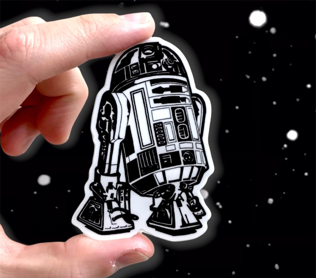 R2-D2 Sticker: Star Wars Droid Vinyl Decals | 2.16" X 3" - Etsy