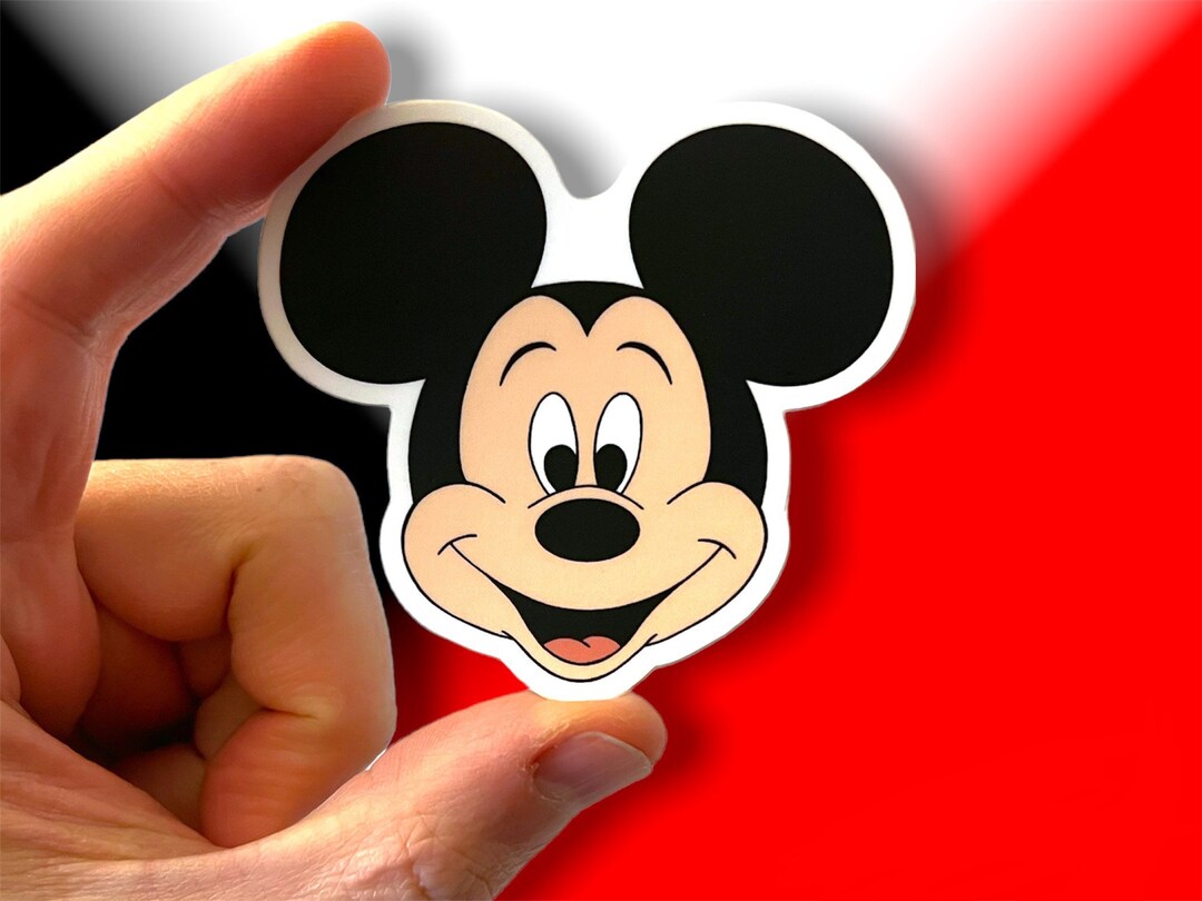 Mickey Mouse Sticker: Disney Vinyl Decals | 3" X 2.77" - Etsy