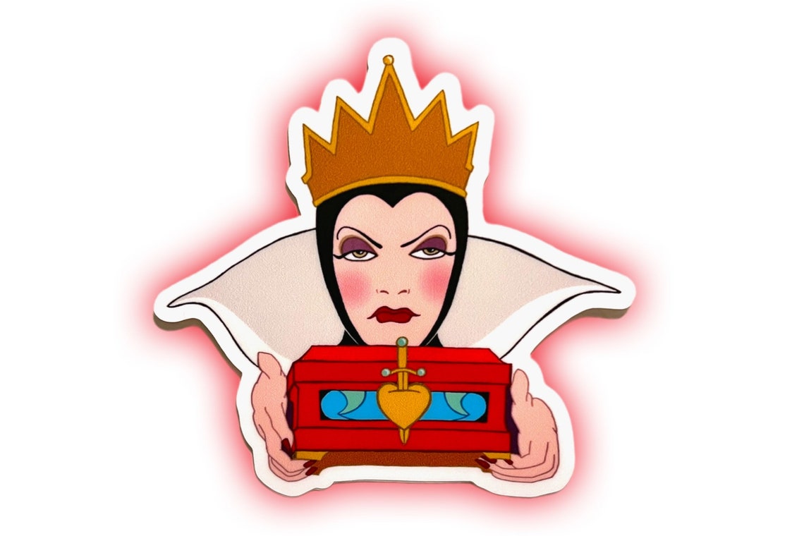 The Evil Queen Sticker: Snow White Disney Villain Vinyl Decals | 3" X 2 ...