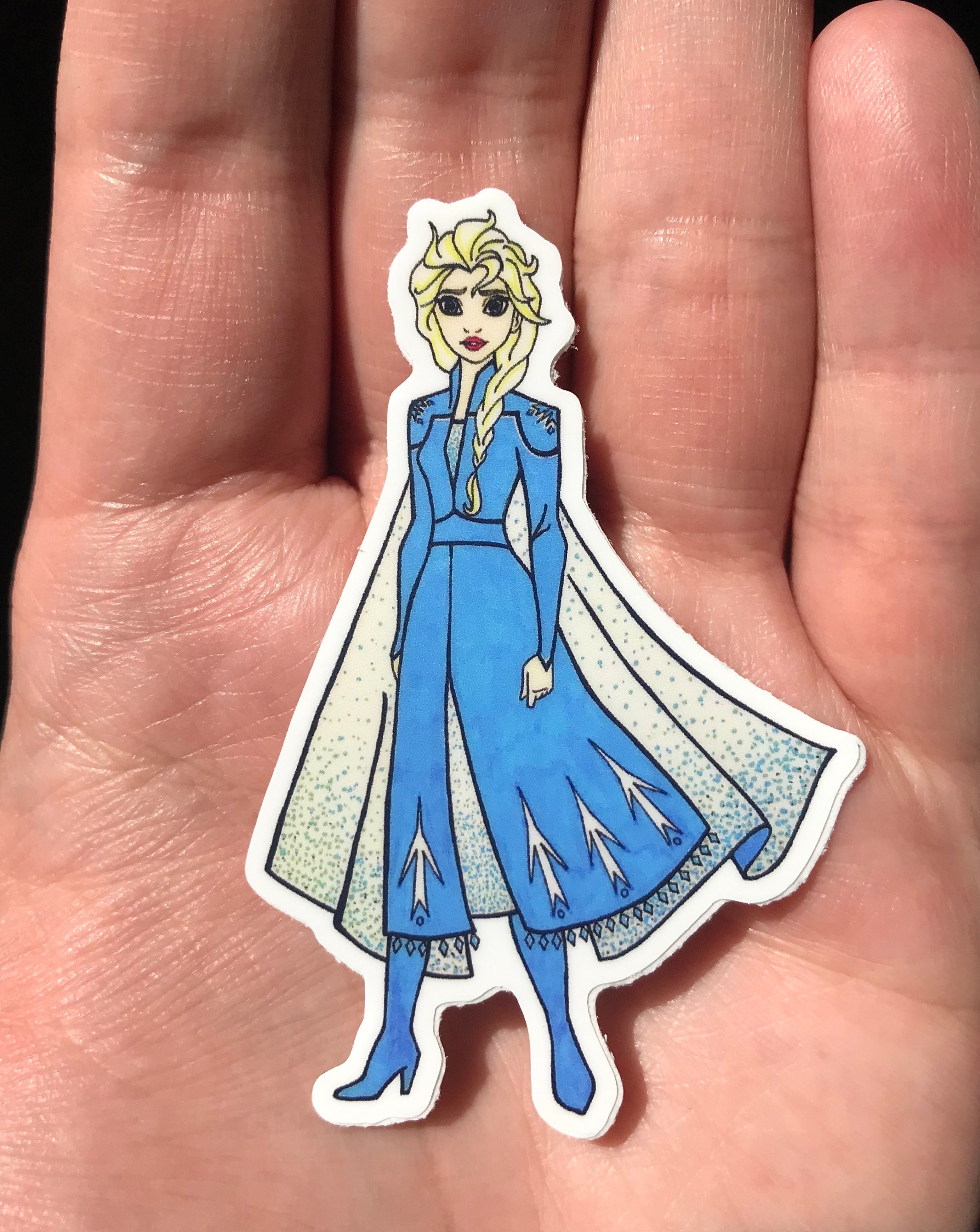 Elsa Frozen Sticker frozen 2 Disney Princess | Etsy