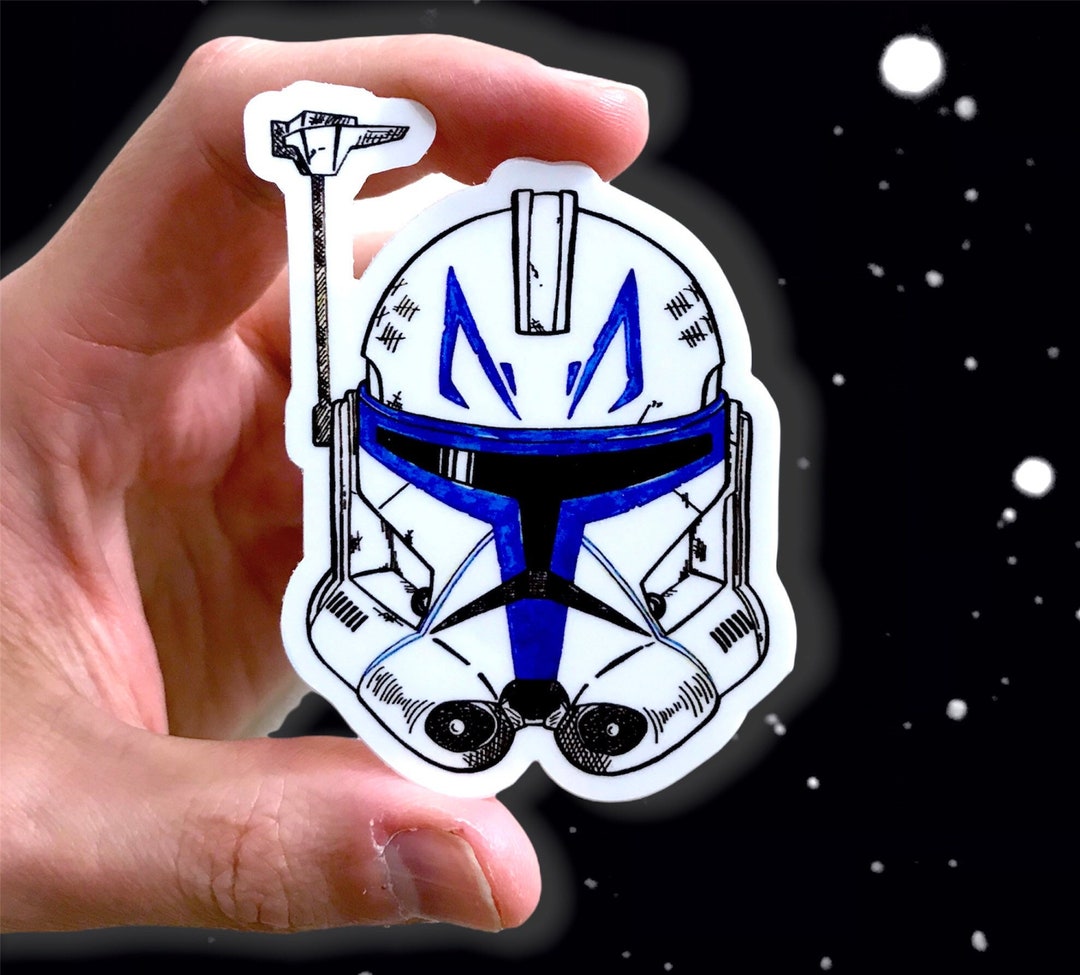 Captain Rex Sticker: "ct-7567" Star Wars Clone Wars Vinyl Decals | 2.28 ...