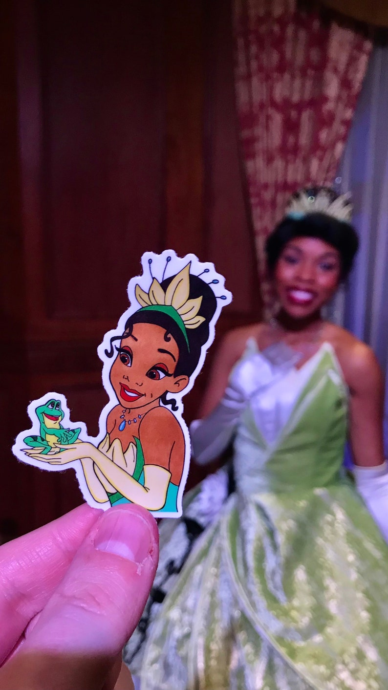 Princess Tiana Disney Sticker princess and the - Etsy